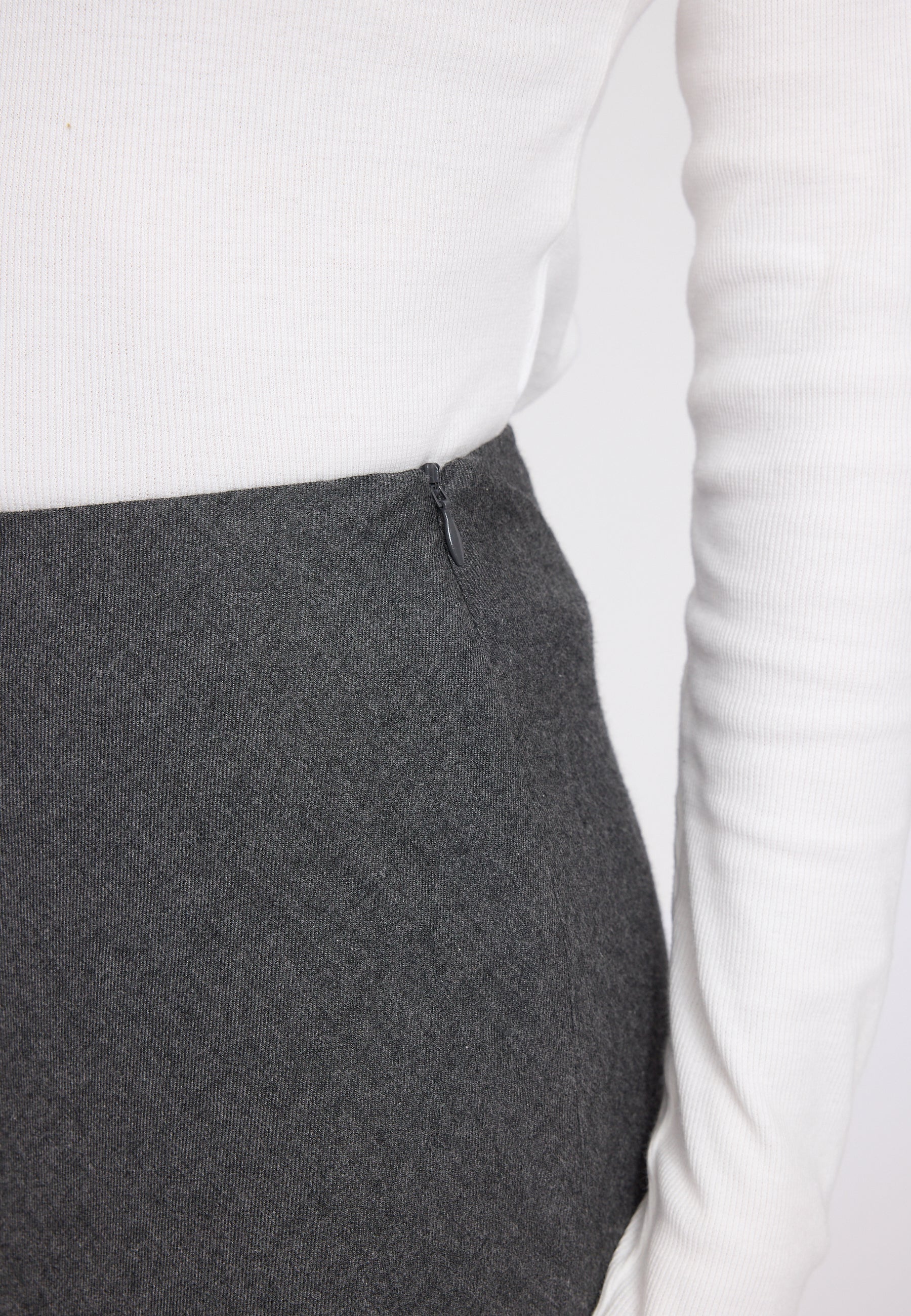 Bias-Cut Flannel Skirt – MAZINE